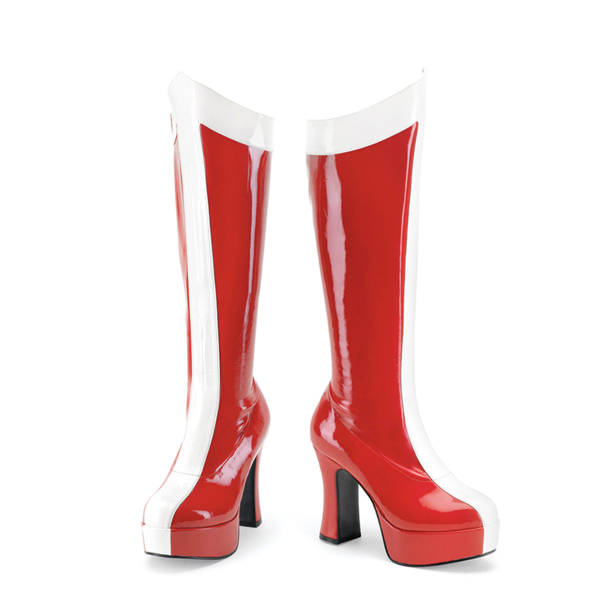 Pleaser Funtasma Superhero Wonder Woman Knee High Boots Adult Women ...