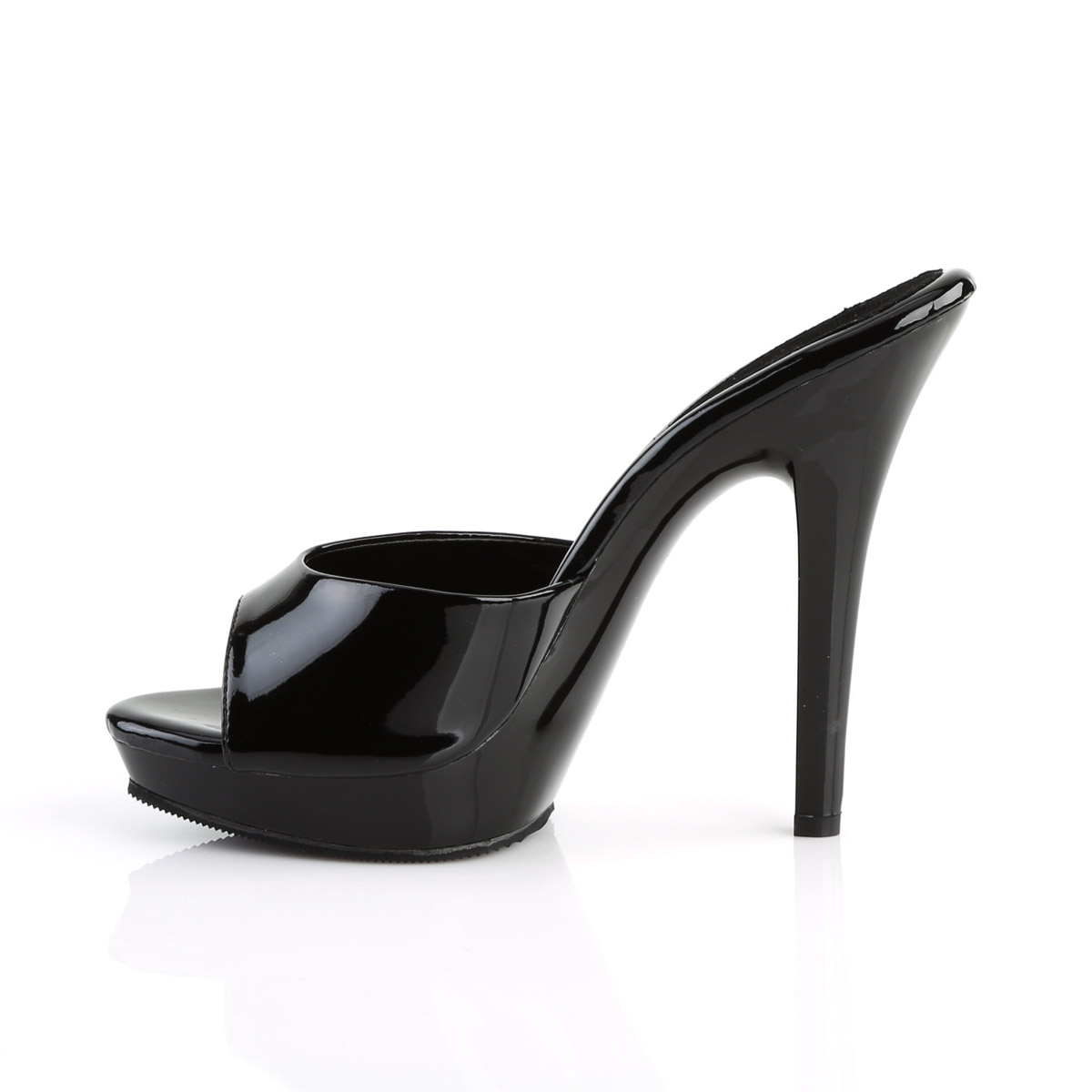 Pleaser Fabulicious Marabou Fur Upper Platform Mule High Heel Adult ...