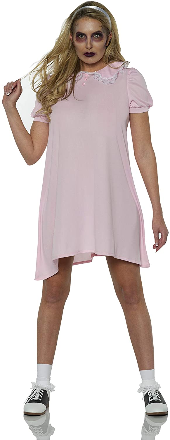 Underwraps Horror Eerie Mini Dress Adult Women Costume Ghosts Halloween ...