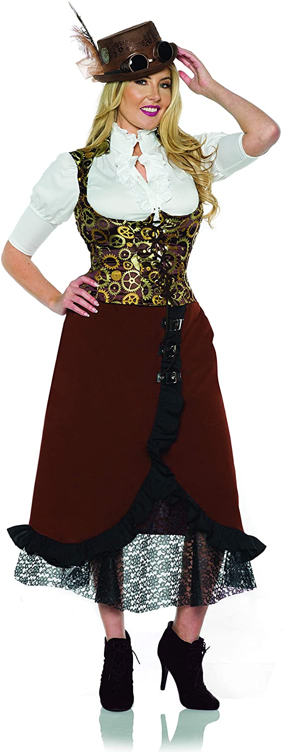 Underwraps Steampunk Vest Brown Adult Women Costume Accessory 29999 | eBay