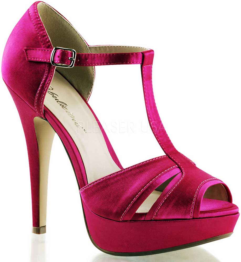 Peep Toe Ankle T Strap Platform Stiletto Sandal High Heels Shoes Adult Women