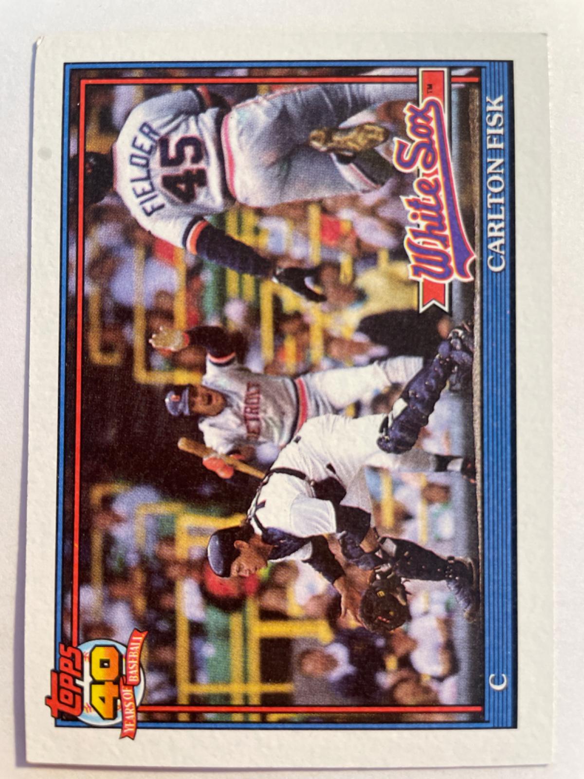 Carlton Fisk | Ungraded | 1991 Topps
