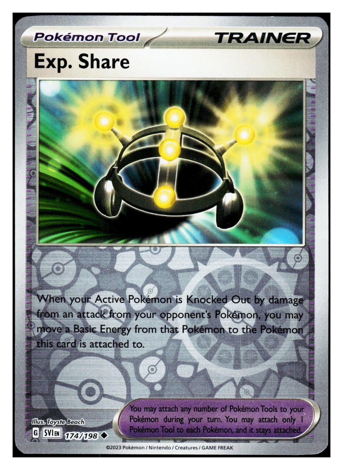 Exp. Share [Reverse Holo] #174 Prices | Pokemon Scarlet & Violet ...