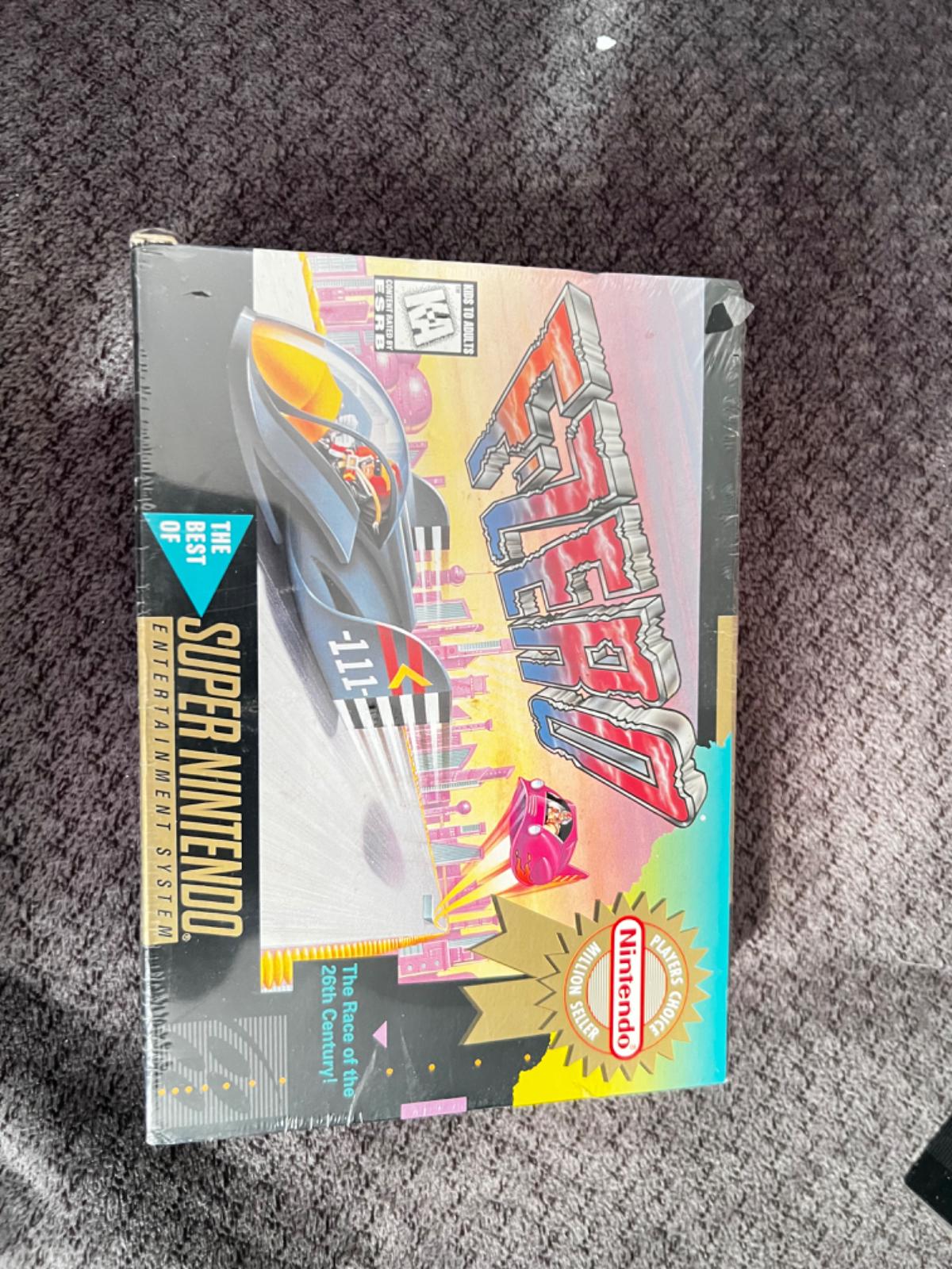 F-Zero [Player's Choice] | New Item, Box, and Manual | Super Nintendo