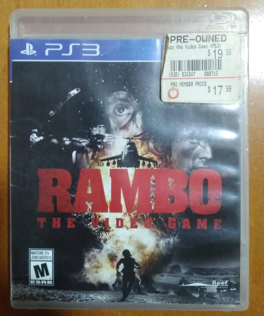 Rambo: The Video Game | Item and Box only | Playstation 3