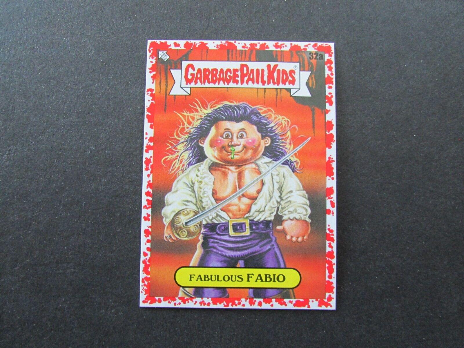 Fabulous Fabio [Red] #32a Prices | Garbage Pail Kids Book Worms | GPK Cards