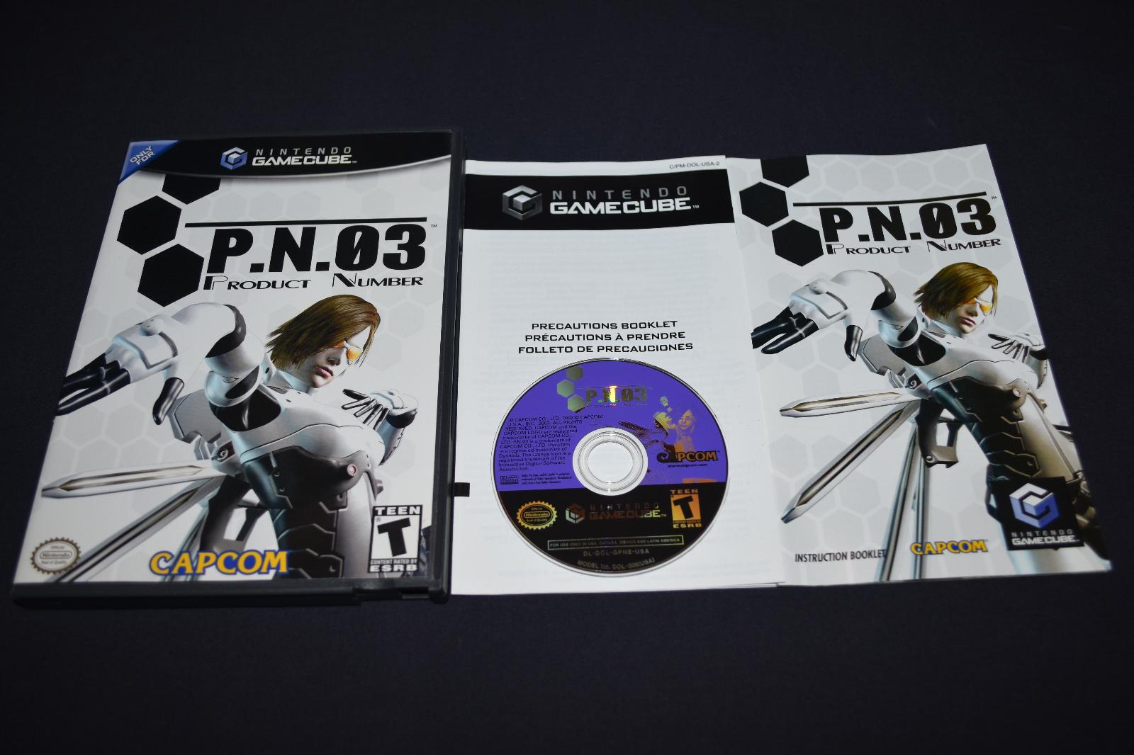 P.N. 03 | Item, Box, and Manual | Gamecube