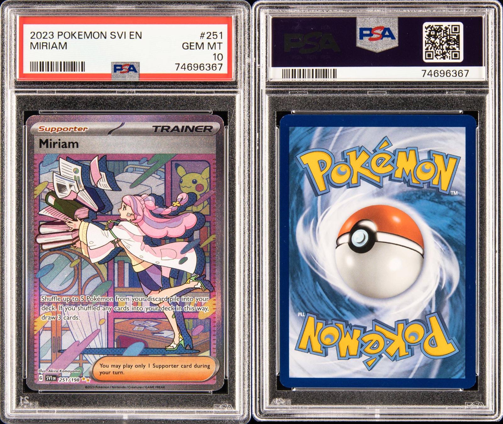 Miriam | PSA 10 | Pokemon Scarlet & Violet