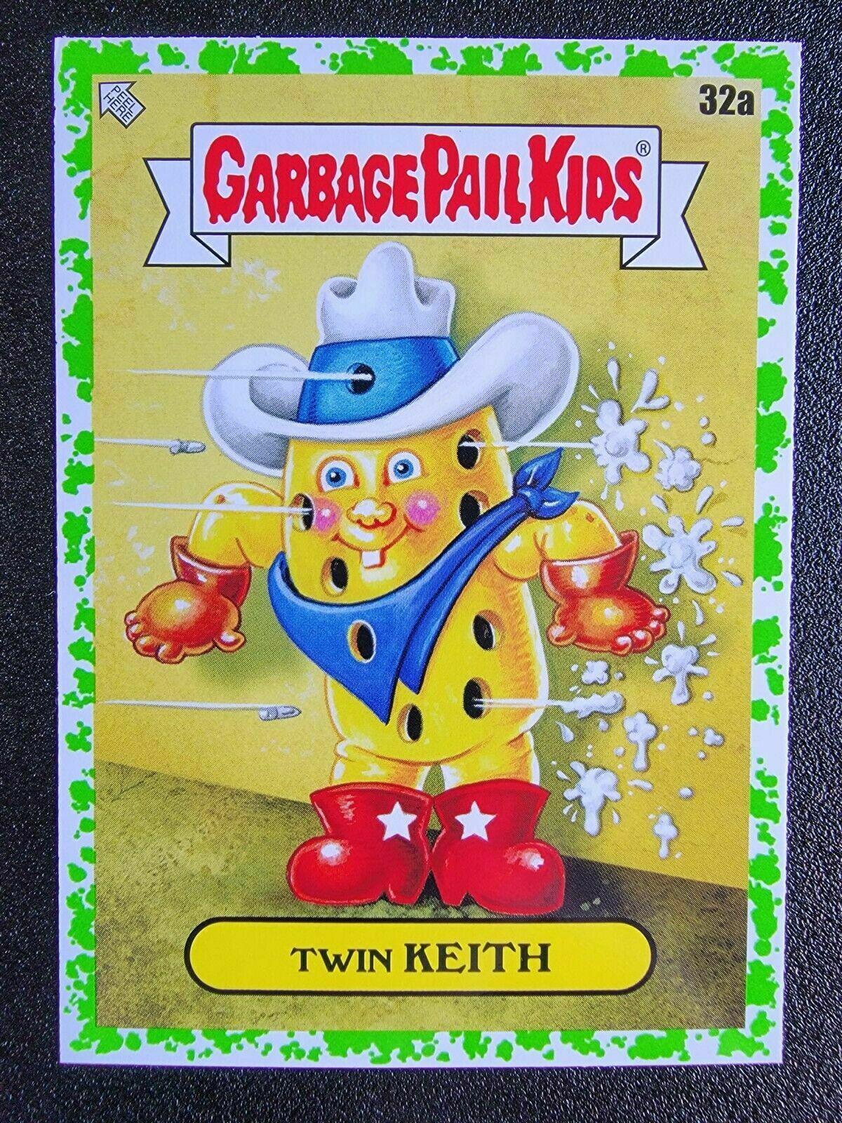 Twin KEITH [Green] #32a Prices | Garbage Pail Kids Food Fight | Garbage ...