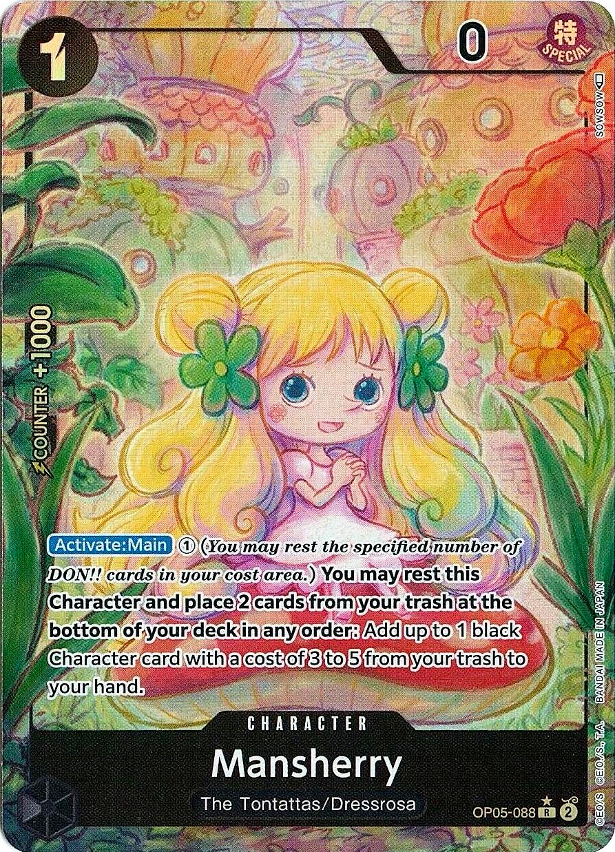 Mansherry [Alternate Art] OP05-088 Prices | One Piece Awakening of the ...