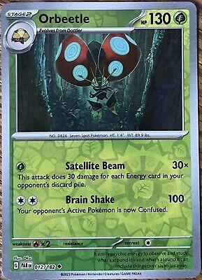Orbeetle [Reverse Holo] #12 Prices | Pokemon Paradox Rift | Pokemon Cards