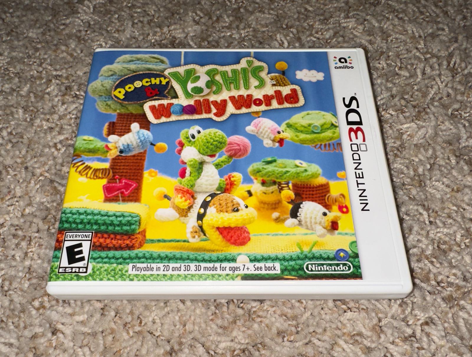 Poochy & Yoshi's Woolly World | Item, Box, and Manual | Nintendo 3DS