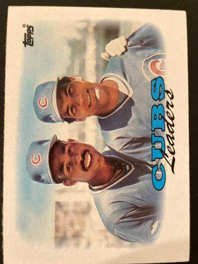 Cubs Leaders | Ungraded | 1988 Topps
