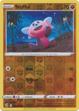 Stufful [Reverse Holo] #150 Prices | Pokemon Fusion Strike | Pokemon Cards