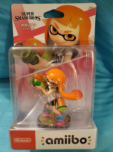 Inkling Girl [Super Smash Bros] | New Item, Box, and Manual | Amiibo