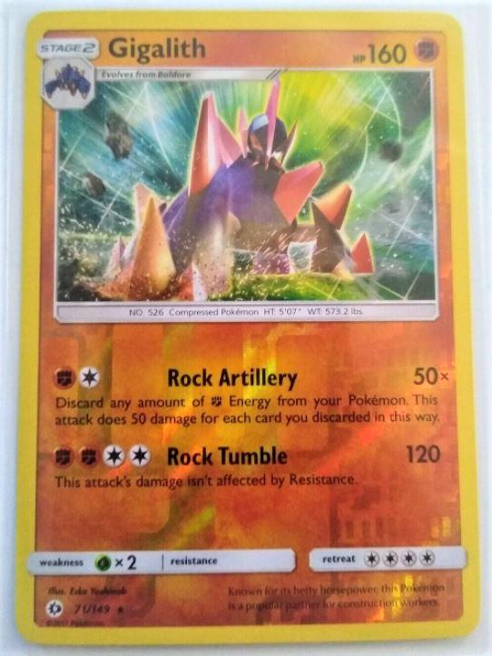 Gigalith [Reverse Holo] #71 Prices | Pokemon Sun & Moon | Pokemon Cards