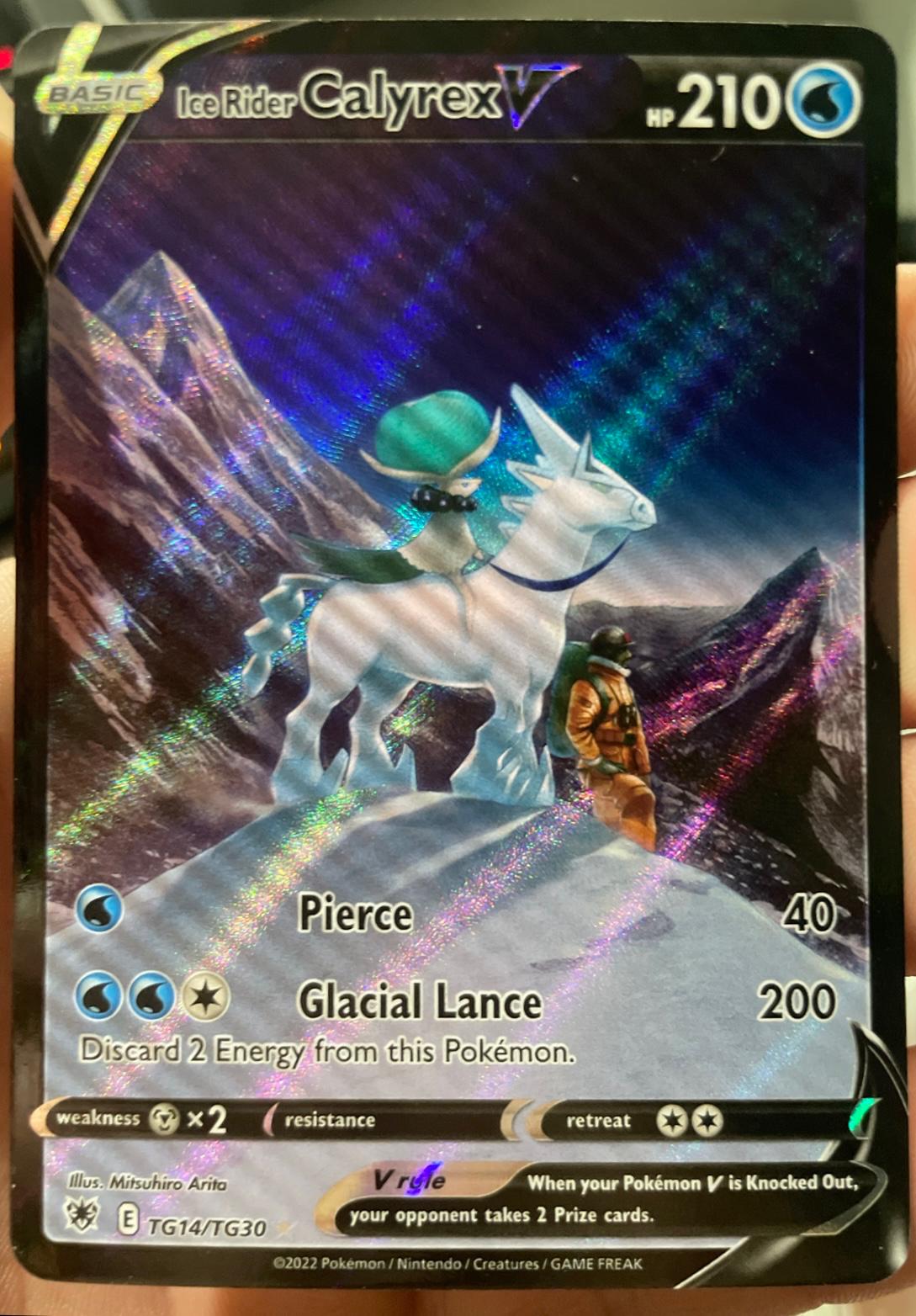 Ice Rider Calyrex V | Ungraded | Pokemon Astral Radiance