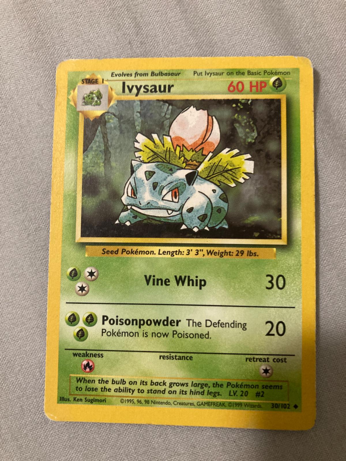 Ivysaur | Ungraded | Pokemon Base Set
