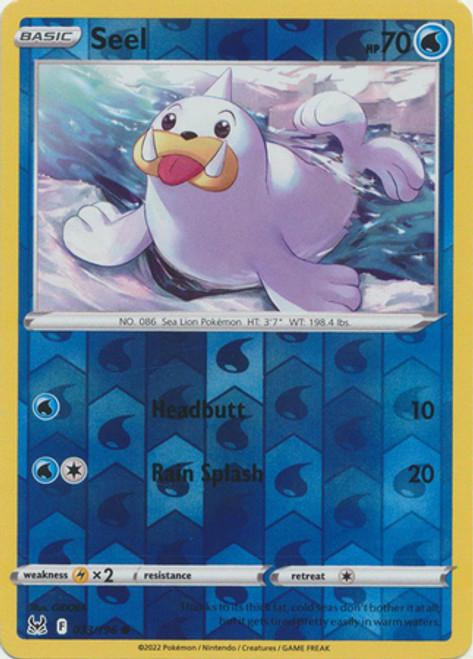 Seel [Reverse Holo] #33 Prices | Pokemon Lost Origin | Pokemon Cards