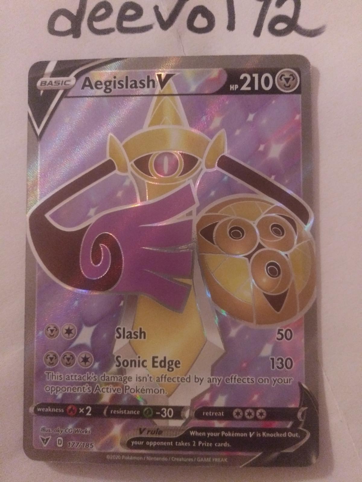 Aegislash V | Ungraded | Pokemon Vivid Voltage