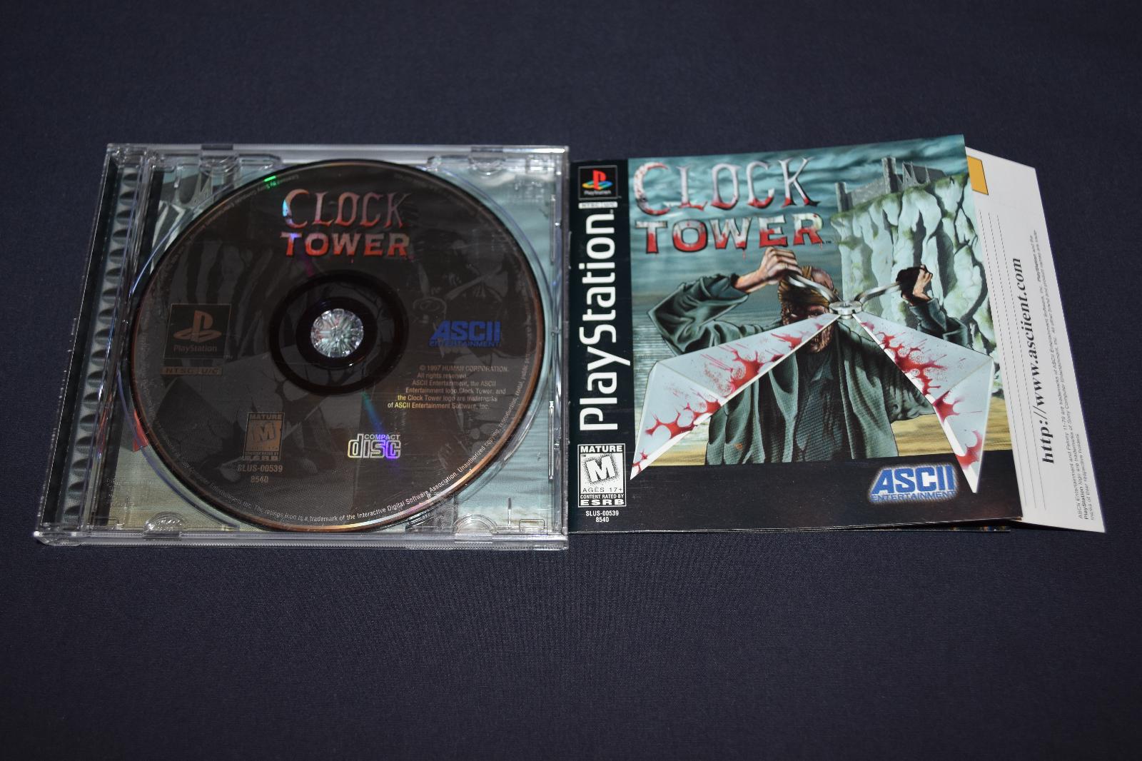 Clock Tower | Item, Box, and Manual | Playstation