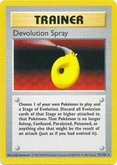 Devolution Spray [Shadowless] #72 Prices | Pokemon Base Set | Pokemon Cards