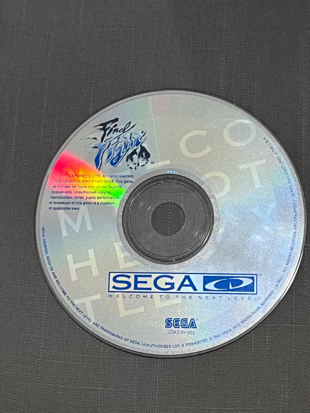 Final Fight CD | Item only | Sega CD