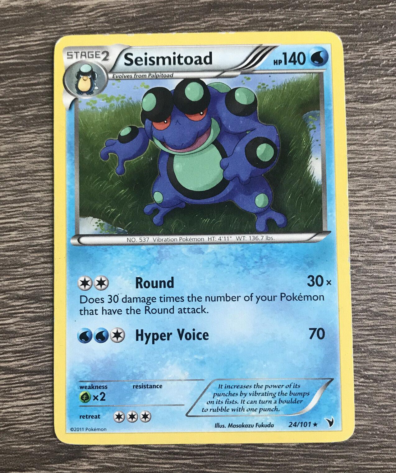Seismitoad #24 Prices | Pokemon Noble Victories | Pokemon Cards