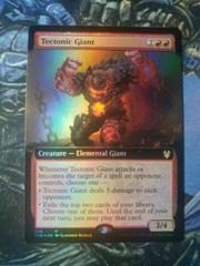 Tectonic Giant [Extended Art Foil] Prices | Magic Theros Beyond Death ...