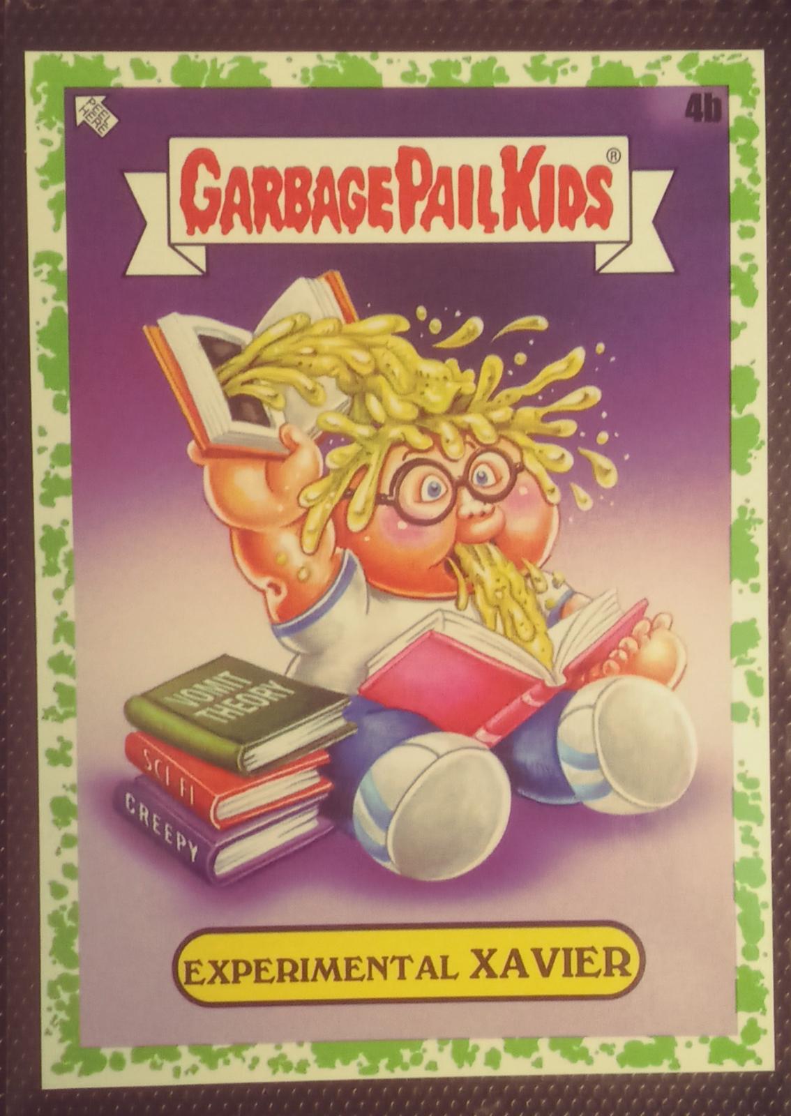 Experimental Xavier [Green] #4b Prices | Garbage Pail Kids Book Worms ...