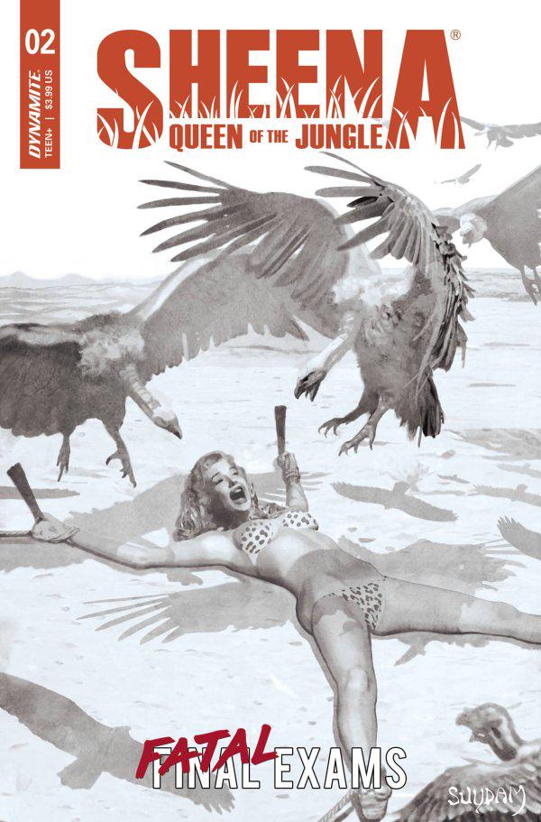 Sheena: Queen of the Jungle: Fatal Exams [Suydam Black White] #2 (2023) Prices | Sheena: Queen ...