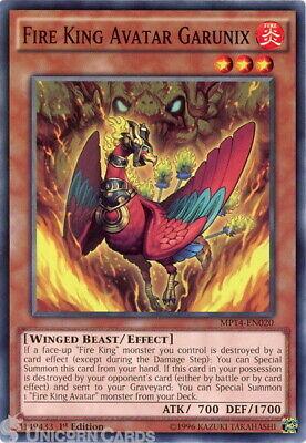Fire King Avatar Garunix MP14-EN020 Prices | YuGiOh 2014 Mega-Tin Mega ...