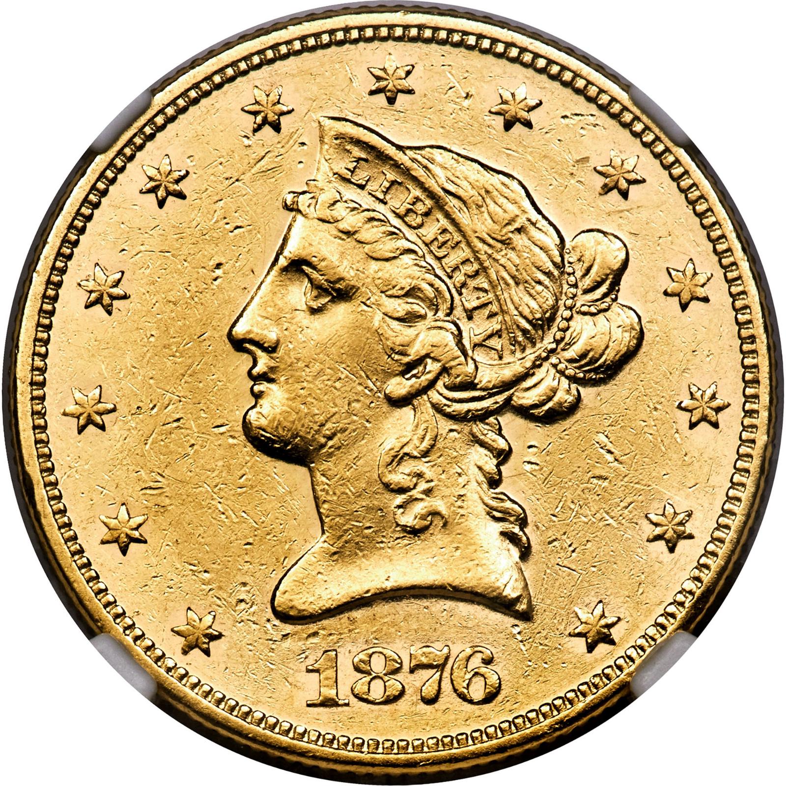 1876 [PROOF] Liberty Head Gold Eagle Prices | Ungraded, NGC, PCGS Values