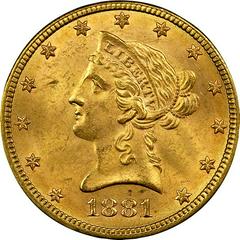1881 Liberty Head Gold Eagle Prices | Ungraded, NGC, PCGS Values