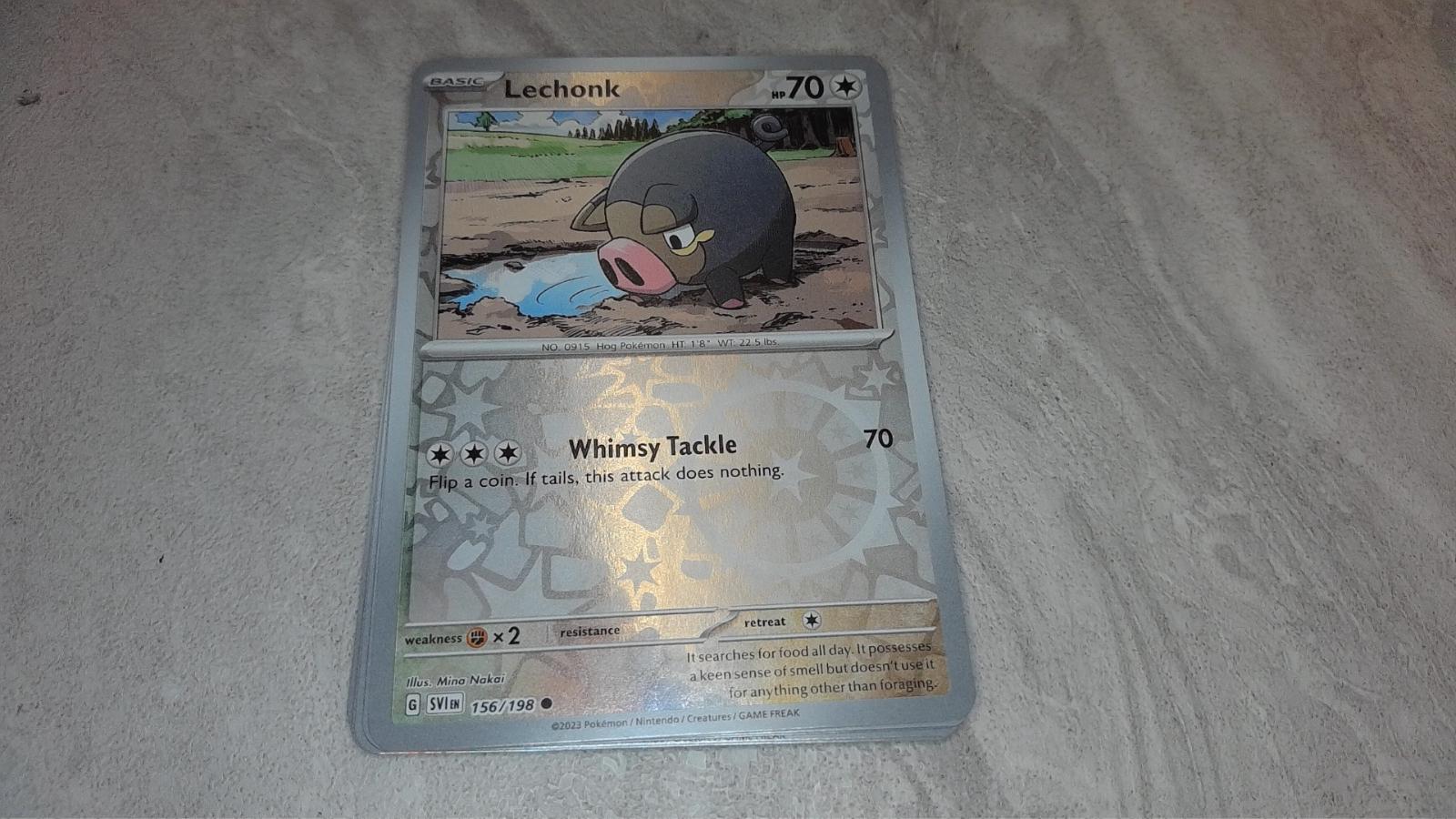 Lechonk [Reverse Holo] | Ungraded | Pokemon Scarlet & Violet