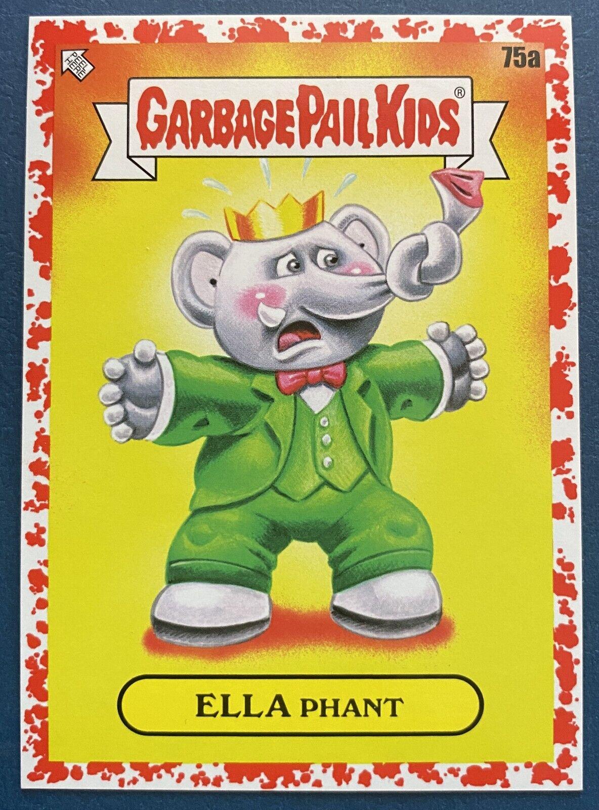 Ella Phant [Red] #75a Prices | Garbage Pail Kids Book Worms | GPK Cards
