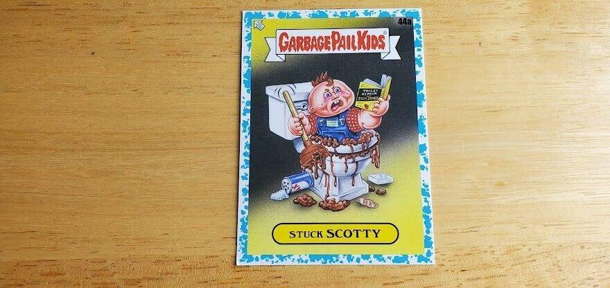 Stuck Scotty [Blue] #44a Prices | Garbage Pail Kids Book Worms ...