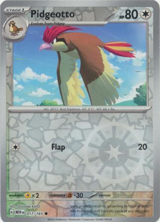 Pidgeotto [Reverse Holo] #17 Prices | Pokemon Scarlet & Violet 151 ...