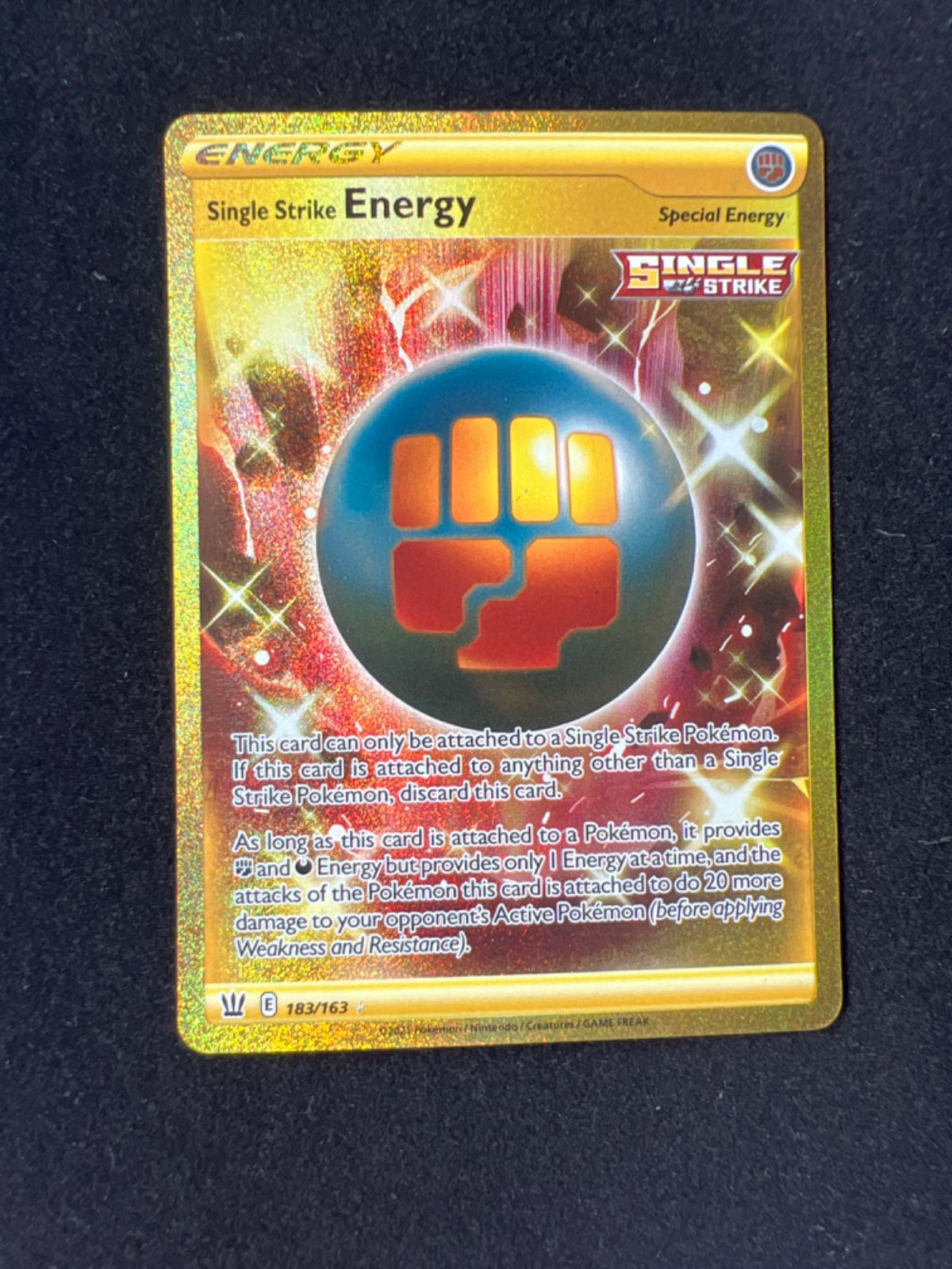 Single Strike Energy | Ungraded | Pokemon Battle Styles