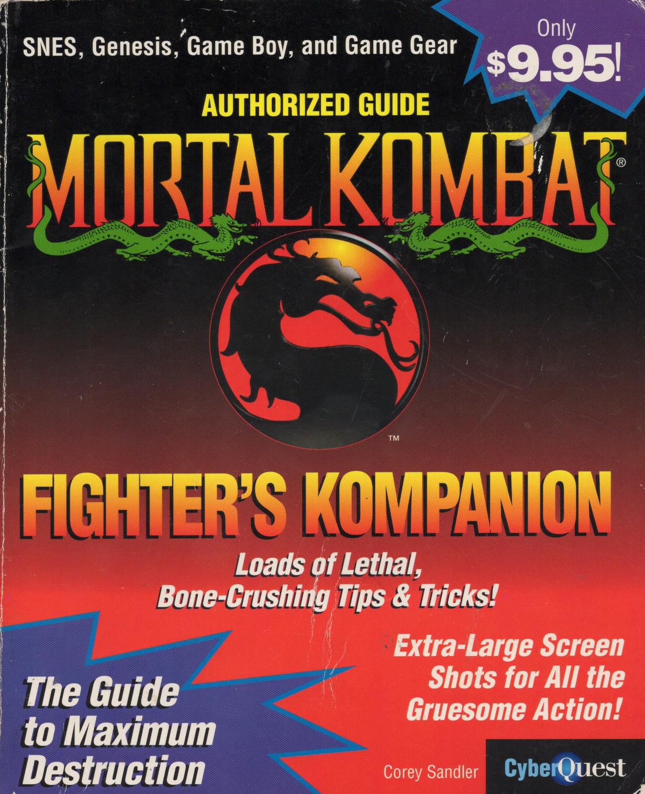 Mortal Kombat Fighters Kompanion Prices Strategy Guide | Compare Loose ...