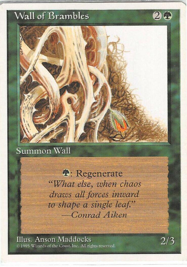 Wall of Brambles Prices | Magic 4th Edition | Magic Cards
