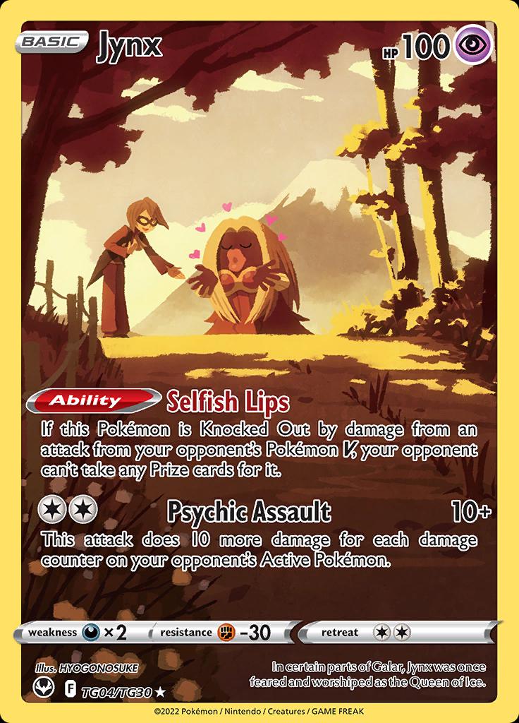 Jynx #TG04 Prices | Pokemon Silver Tempest | Pokemon Cards