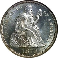 1870 S Seated Liberty Dime Prices | Ungraded, NGC, PCGS Values