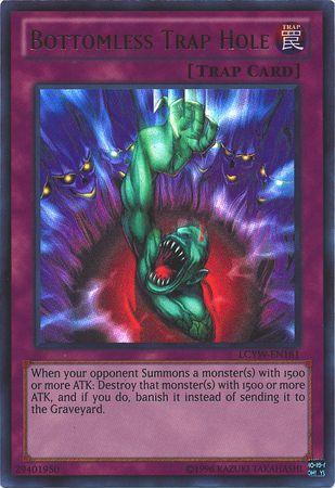 Bottomless Trap Hole LCYW-EN181 Prices | YuGiOh Legendary Collection 3: Yugi's World Mega Pack ...