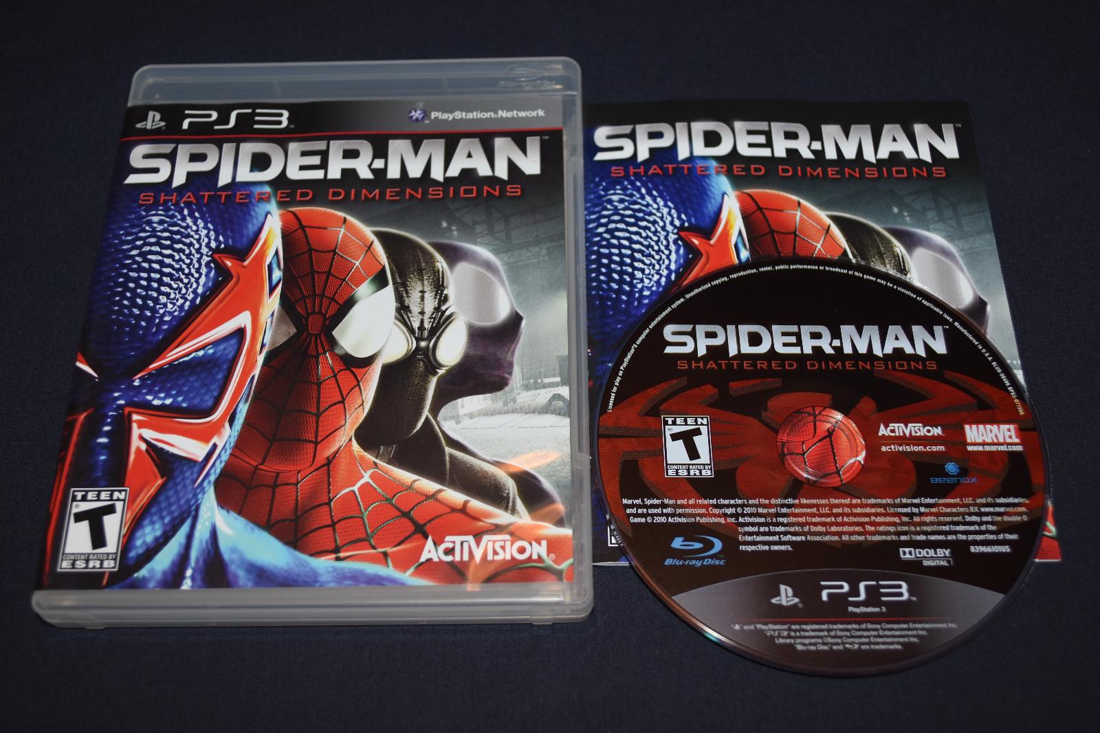 Spiderman: Shattered Dimensions | Item, Box, and Manual | Playstation 3