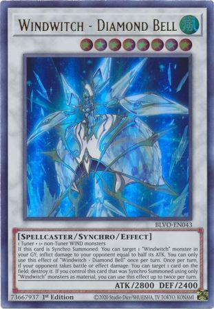 Windwitch - Diamond Bell [1st Edition] BLVO-EN043 Prices | YuGiOh Blazing Vortex | YuGiOh Cards