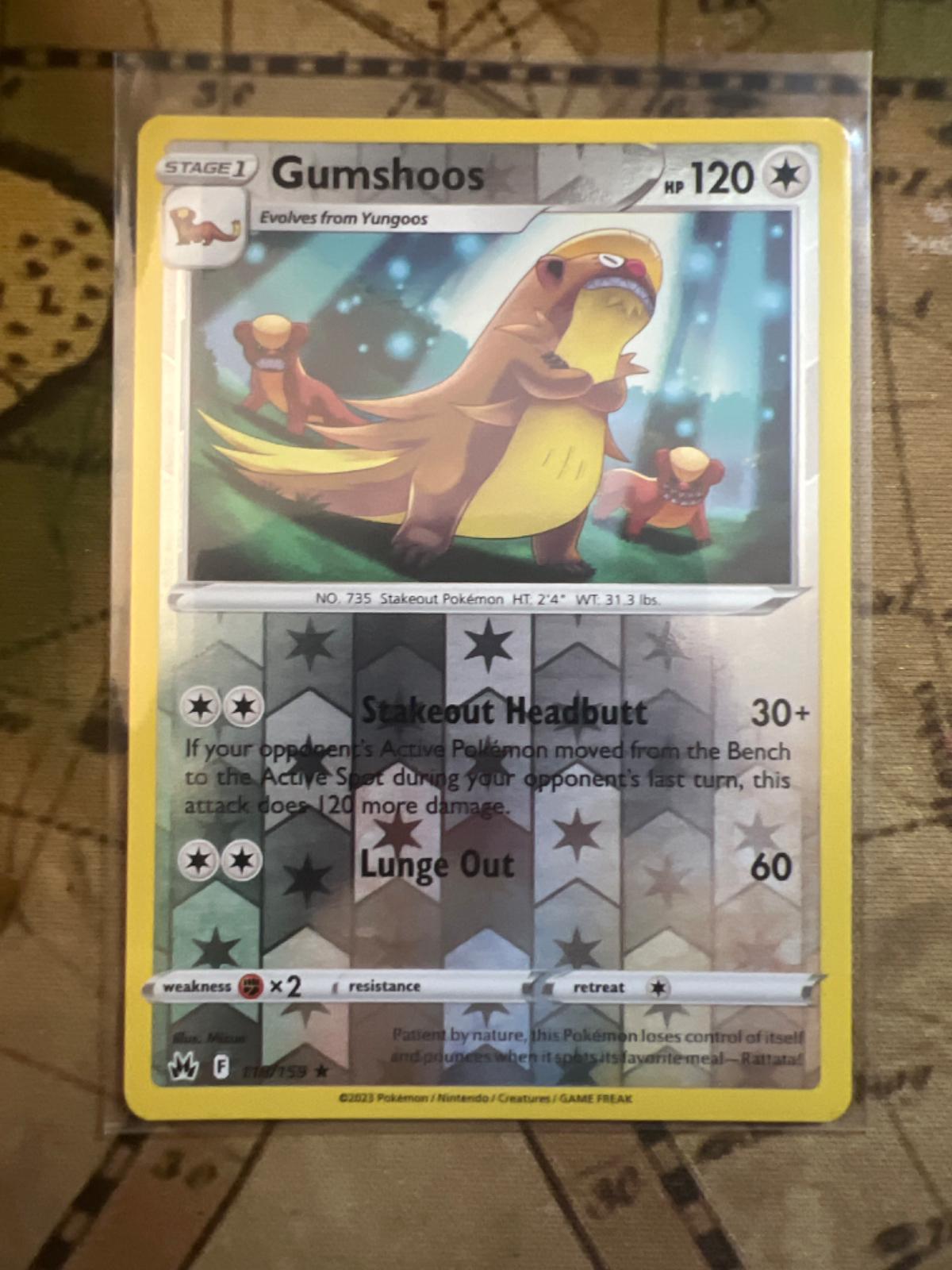 Gumshoos [Reverse Holo] #118 Prices | Pokemon Crown Zenith | Pokemon Cards