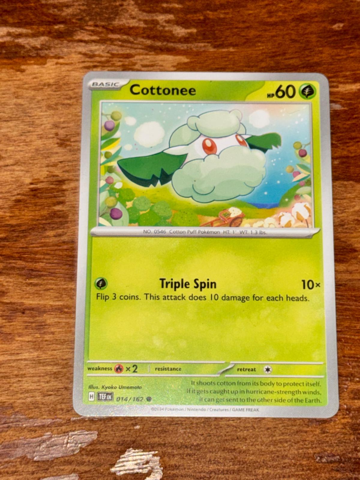 Cottonee | Ungraded | Pokemon Temporal Forces