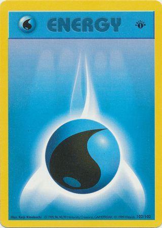 Water Energy [1st Edition] #102 Prices | Pokemon Base Set | Pokemon Cards