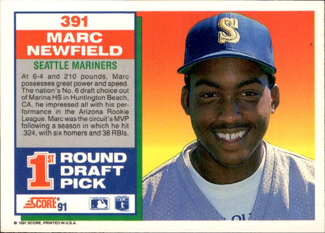 Marc Newfield #391 Prices [Rookie] | 1991 Score | Baseball Cards